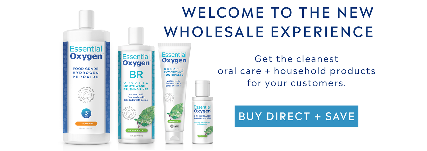 Essential Oxygen Wholesale | The Joy of Clean | Organic Oral + Home